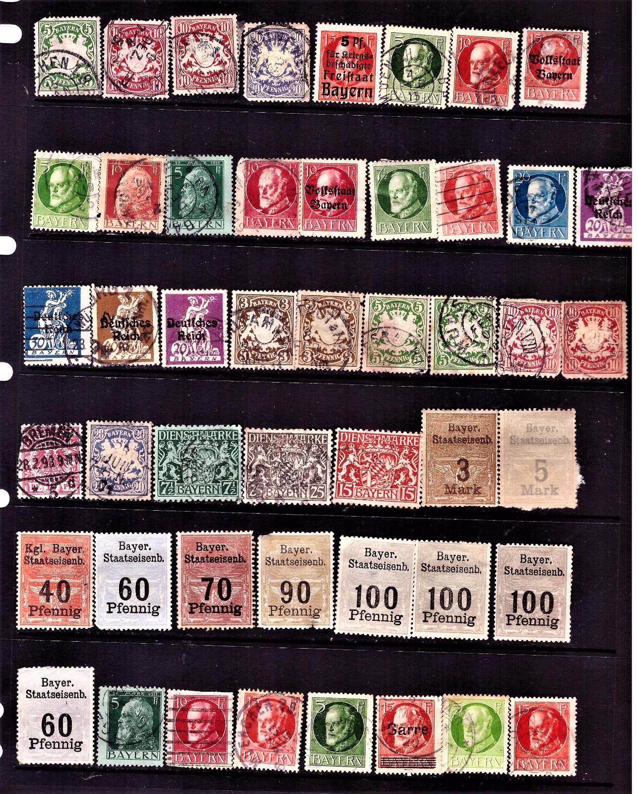 Europe Stamps Collection some Early from Old Albums. 694 High value ...