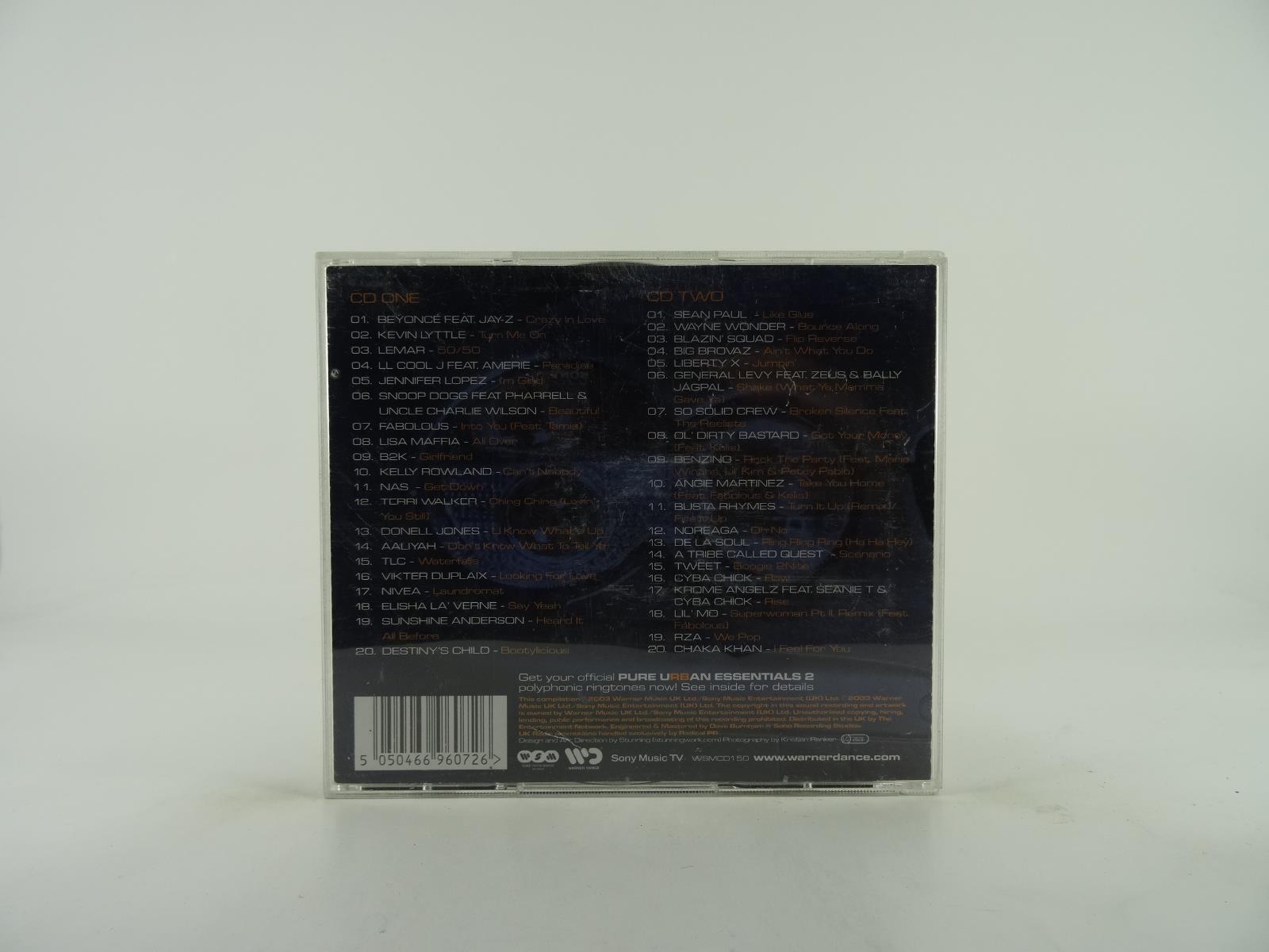 VARIOUS ARTISTS PURE URBAN ESSENTIALS 2 (230) 20+ Track CD Album ...