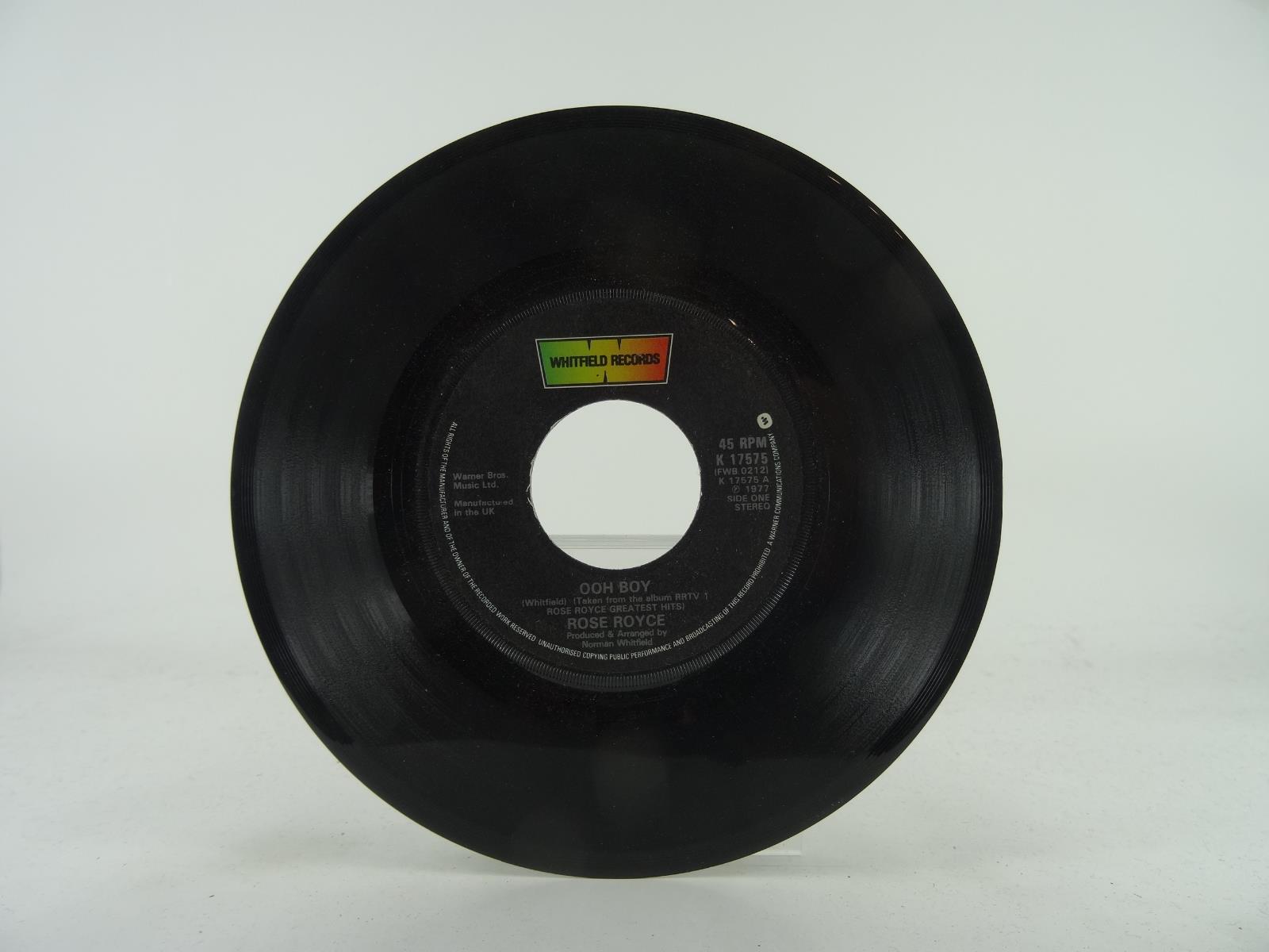 ROSE ROYCE OOH BOY (89) 2 Track 7" Single including Plain Paper Sleeve WHITFIELD | eBay UK