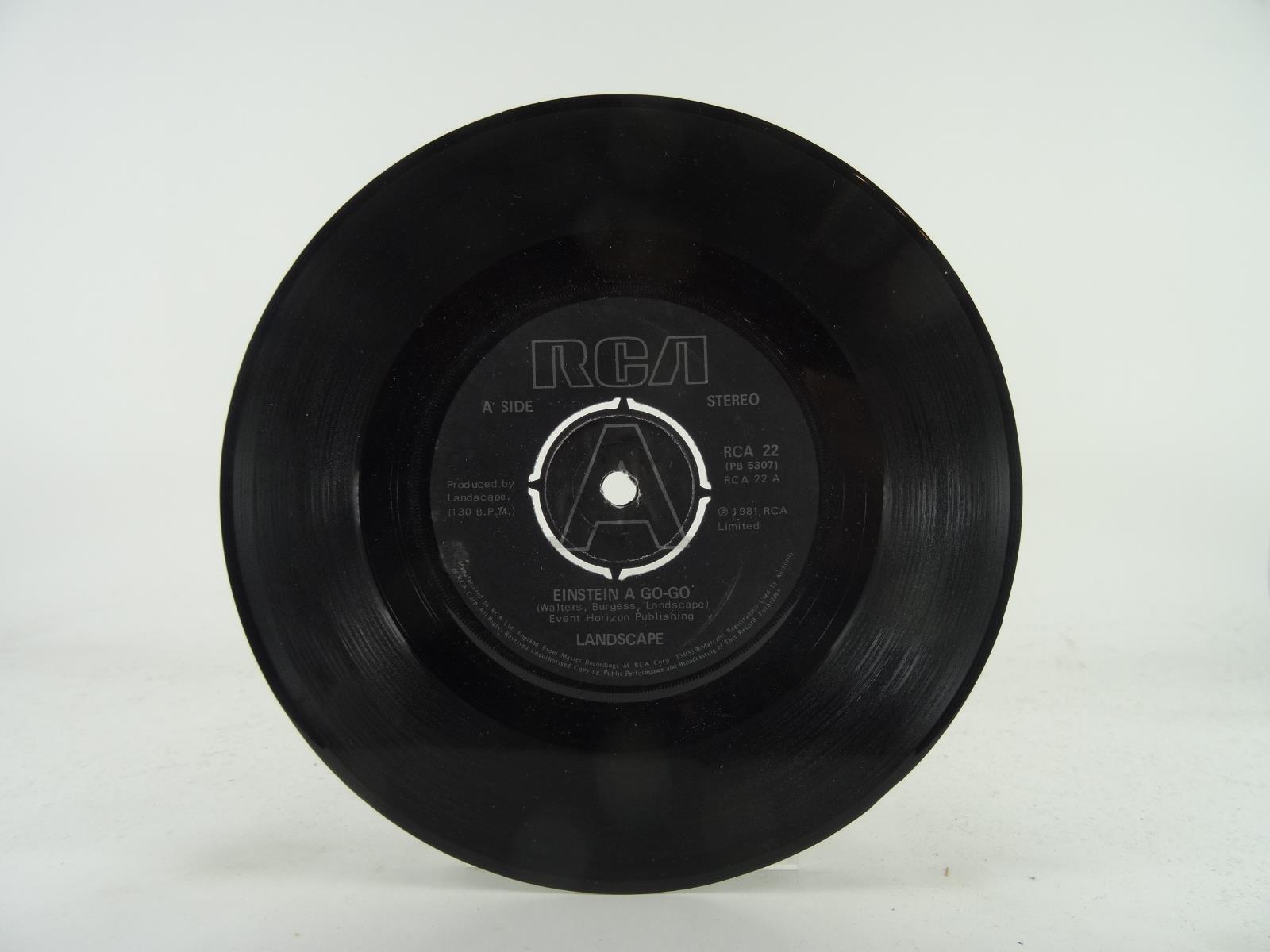 LANDSCAPE EINSTEIN A GO-GO 100/2 (100) 2 Track 7" Single also Plain ...