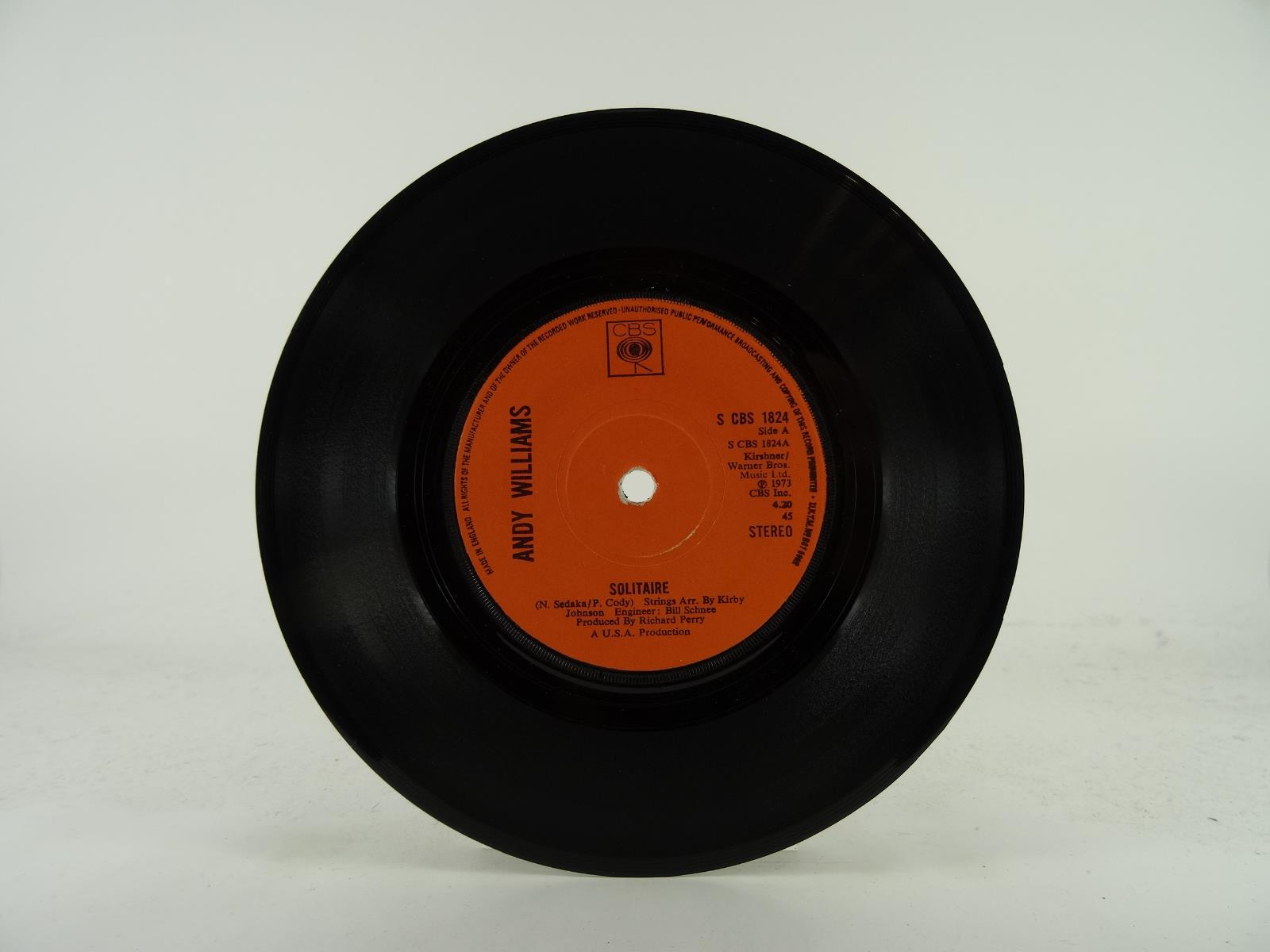 ANDY WILLIAMS SOLITAIRE 64/2 (64) 2 Track 7" Single including Plain ...