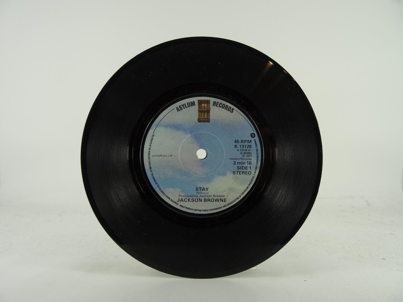 JACKSON BROWNE STAY 84/2 (84) 2 Track 7" Single including Plain Paper ...