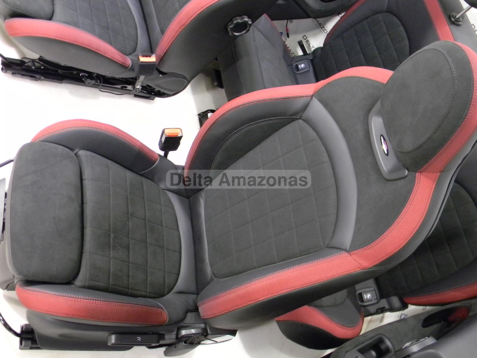 MINI Cooper F60 LederSitze JCW Sportsitze Sitze Leder DINAMICA - CARBON ...