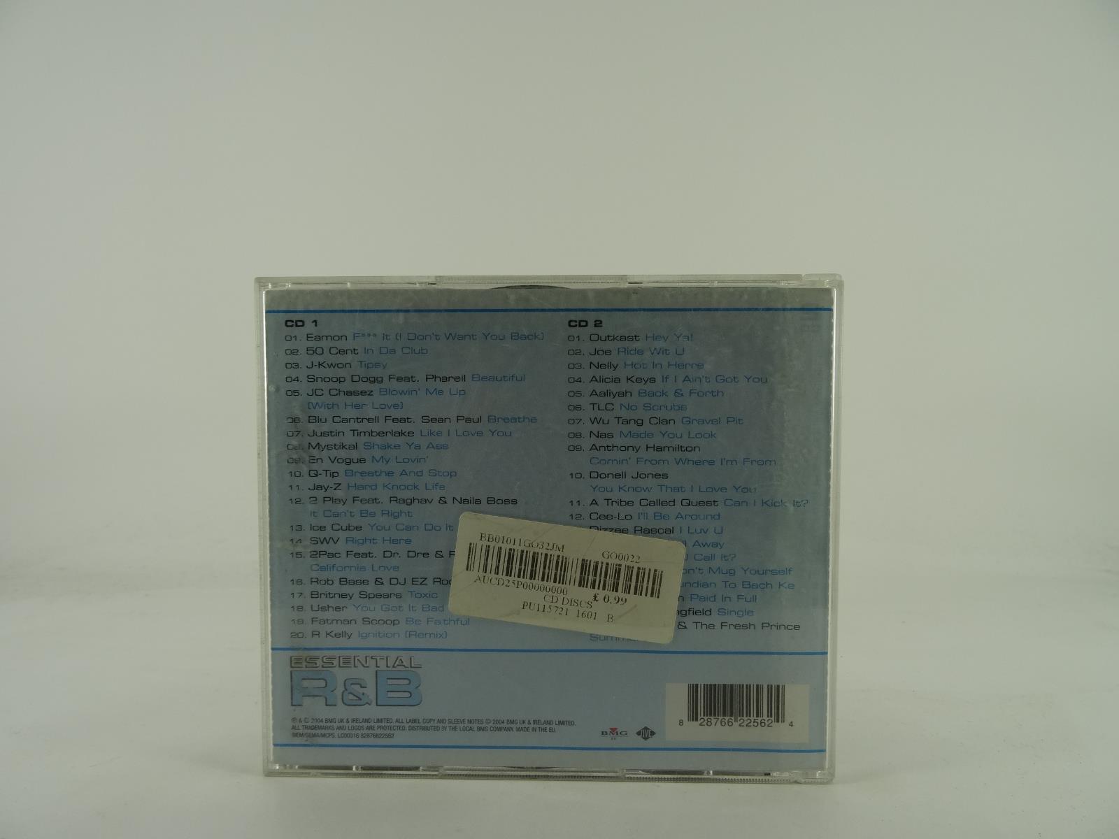 VARIOUS ARTISTS ESSENTIAL R AND B (2 x CD) (364) 20+ Track CD Album ...