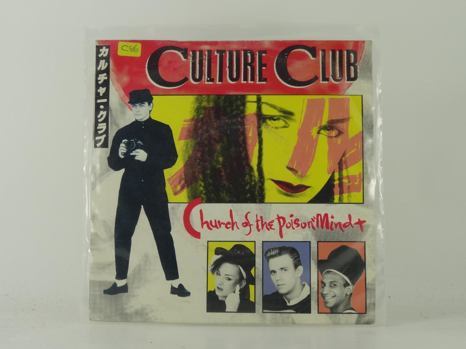 CULTURE CLUB CHURCH OF THE POISON MIND (1) (3) 2 Track 7" Single ...