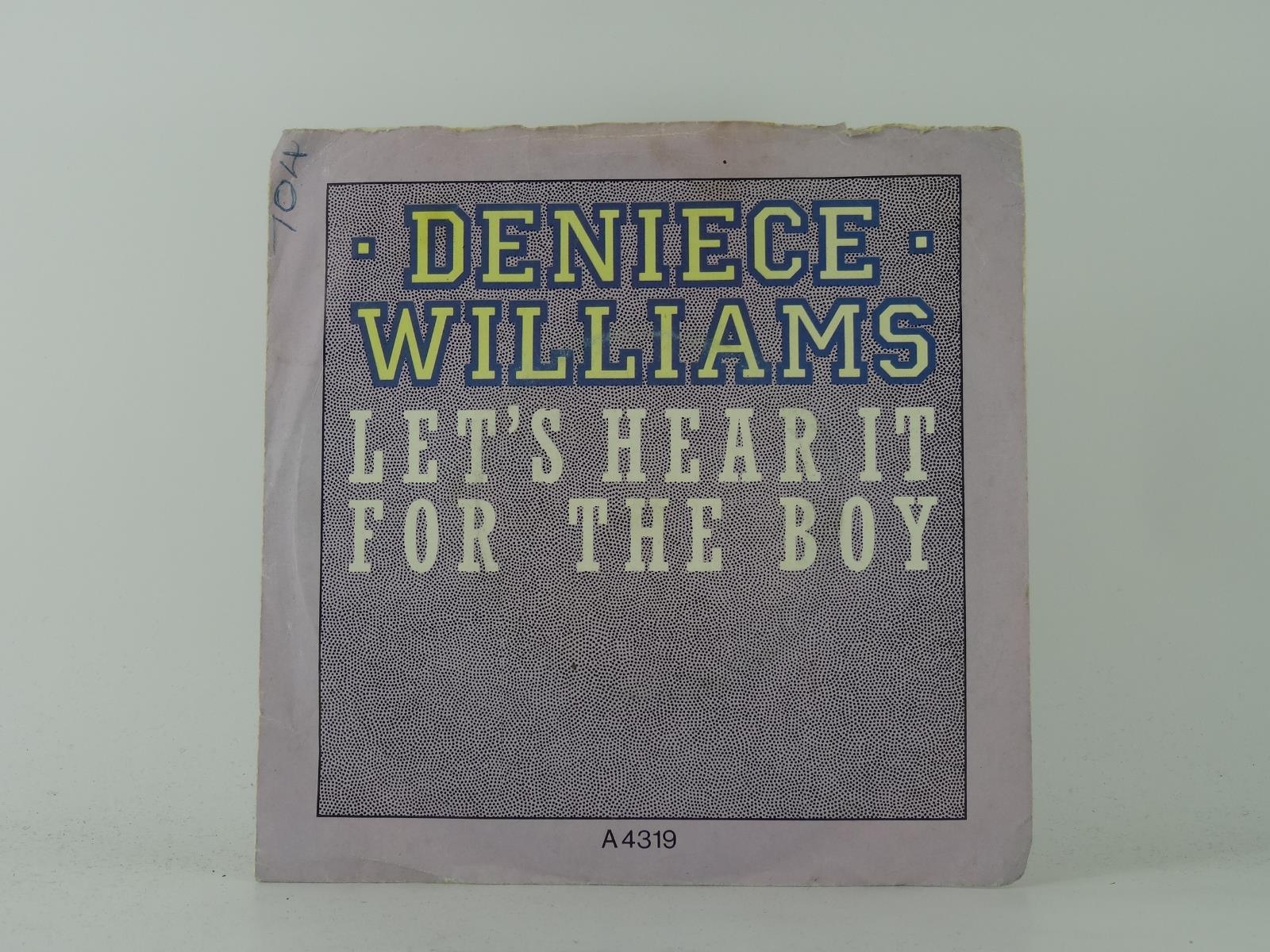 DENIECE WILLIAMS LET'S HEAR IT FOR THE BOY (1) (8) 2 Track 7" Single ...