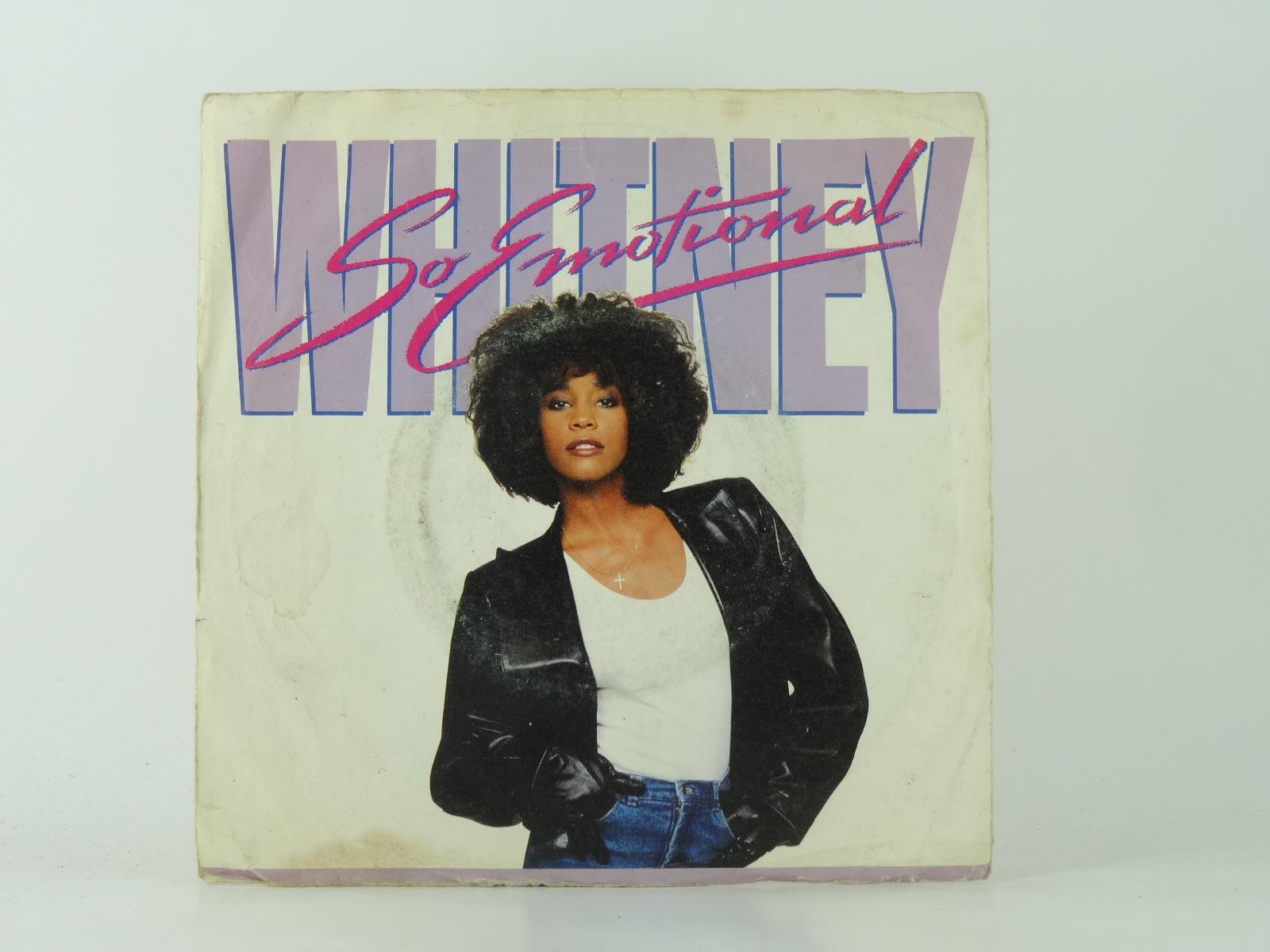 WHITNEY HOUSTON SO EMOTIONAL (11) 2 Track 7" Single also Picture Sleeve ...