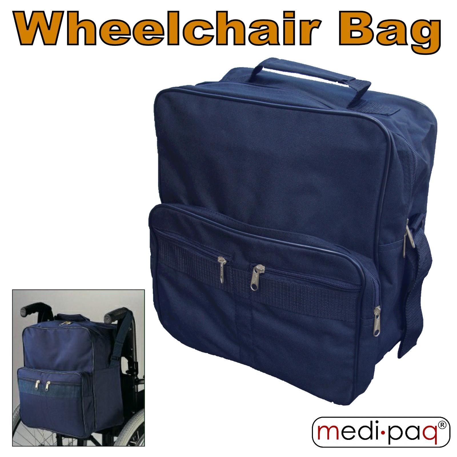 Wheelchair Bag Shopping Mobility Scooter Storage Disabled Aid Backpack ...